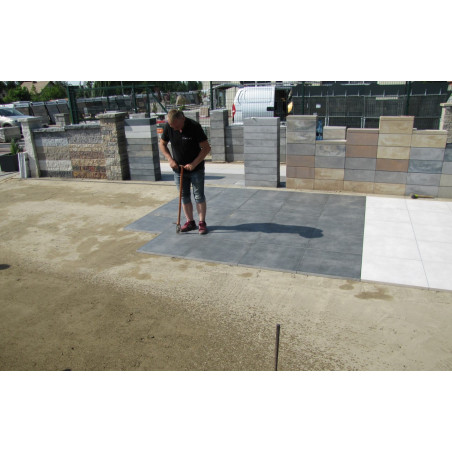 Płyta tarasowa gresowa STARK PURE GREY 60 cm x 120 cm o grubości 2 cm