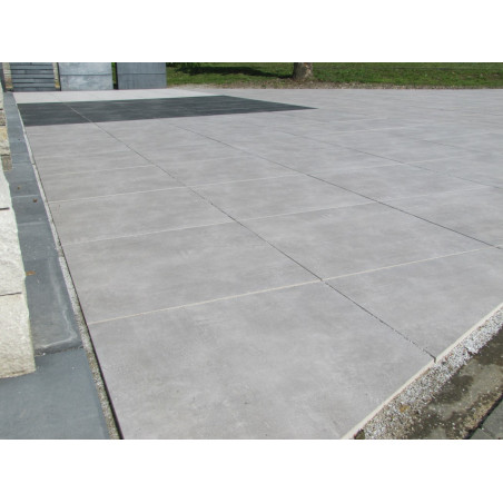 Płyta tarasowa gresowa STARK PURE GREY 60 cm x 120 cm o grubości 2 cm