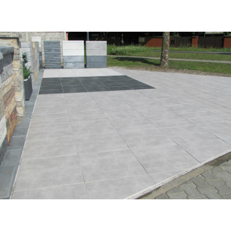Płyta tarasowa gresowa STARK PURE GREY 60 cm x 120 cm o grubości 2 cm