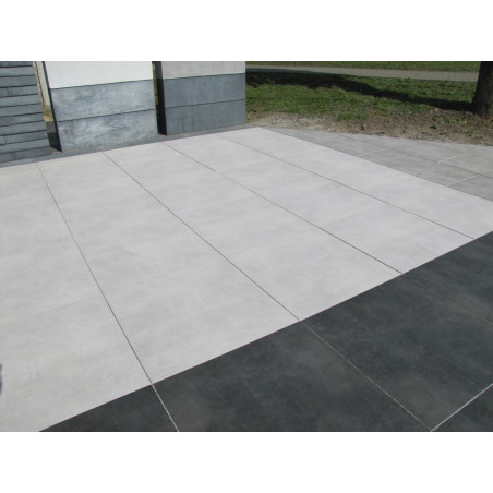 Płyta tarasowa gresowa STARK PURE GREY 60 cm x 120 cm o grubości 2 cm